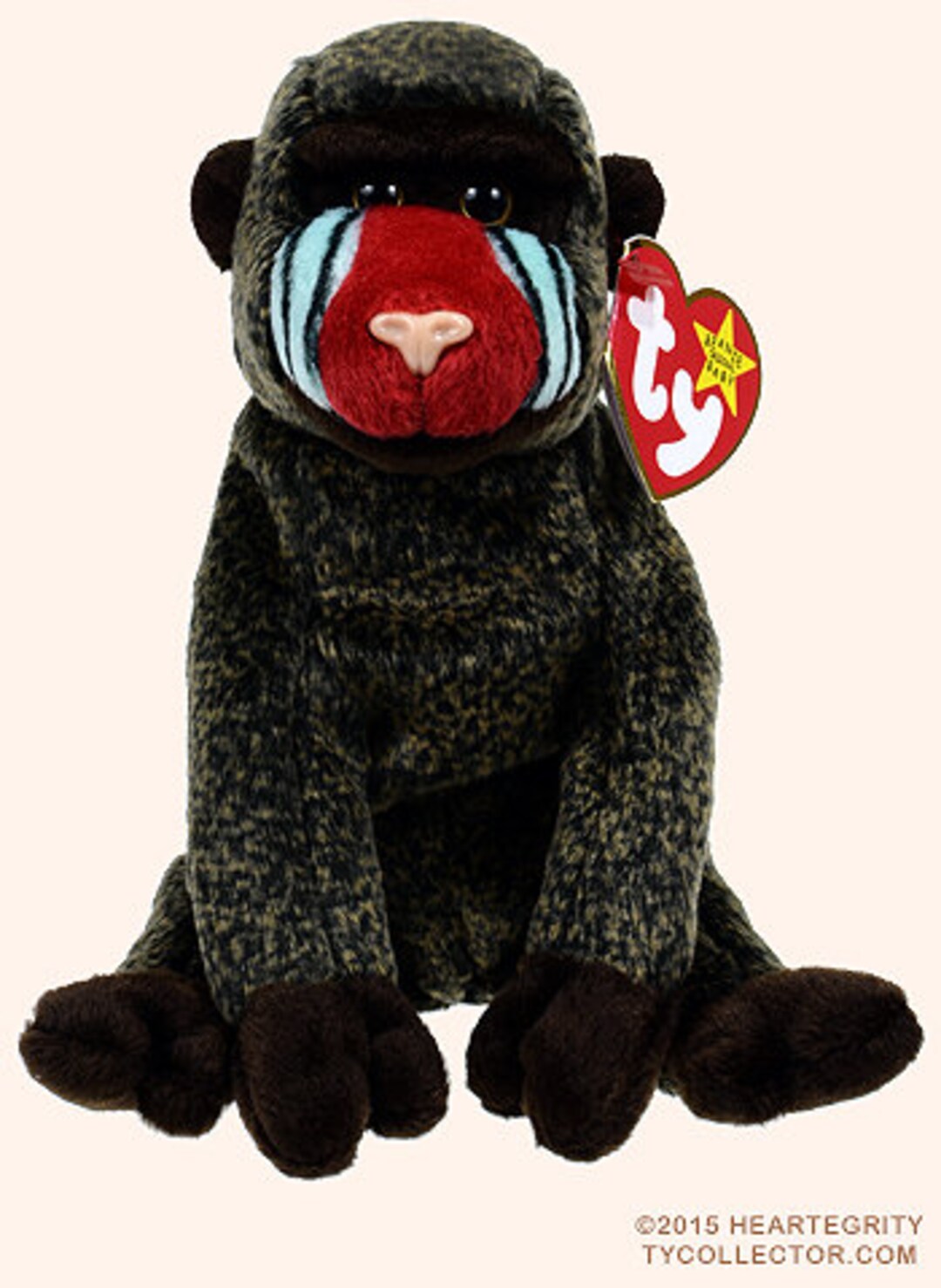 Ty Cheeks the Baboon Beanie Babies 8 In. - Etsy UK
