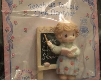 Precious Moments Teacher Figurine - Etsy