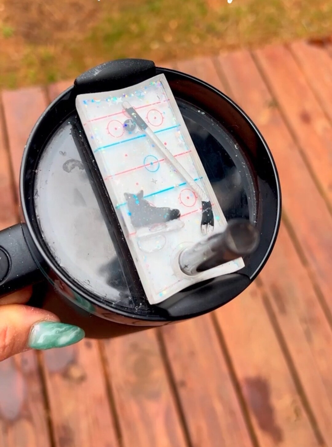 Custom Tumbler Name Tag 40 Oz Stanley Quencher H2.0 Tumbler Glitter ...