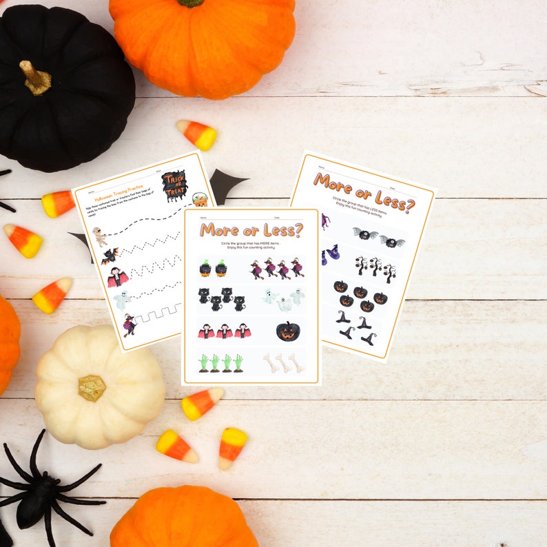 Halloween Preschool Packet, Halloween Preschool Printable, Homeschool ...