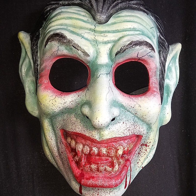 Dracula Mask - Etsy