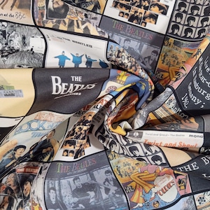 The Beatles Album Covers Fabric: Classic Rock Upholstery, Home Decor by ...