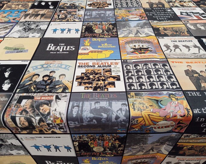 The Beatles Album Covers Fabric: Classic Rock Upholstery, Home Decor by ...