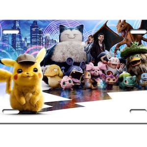 Pokémon Pikachu Anime Metal Sign License Plate Handmade Sport ...