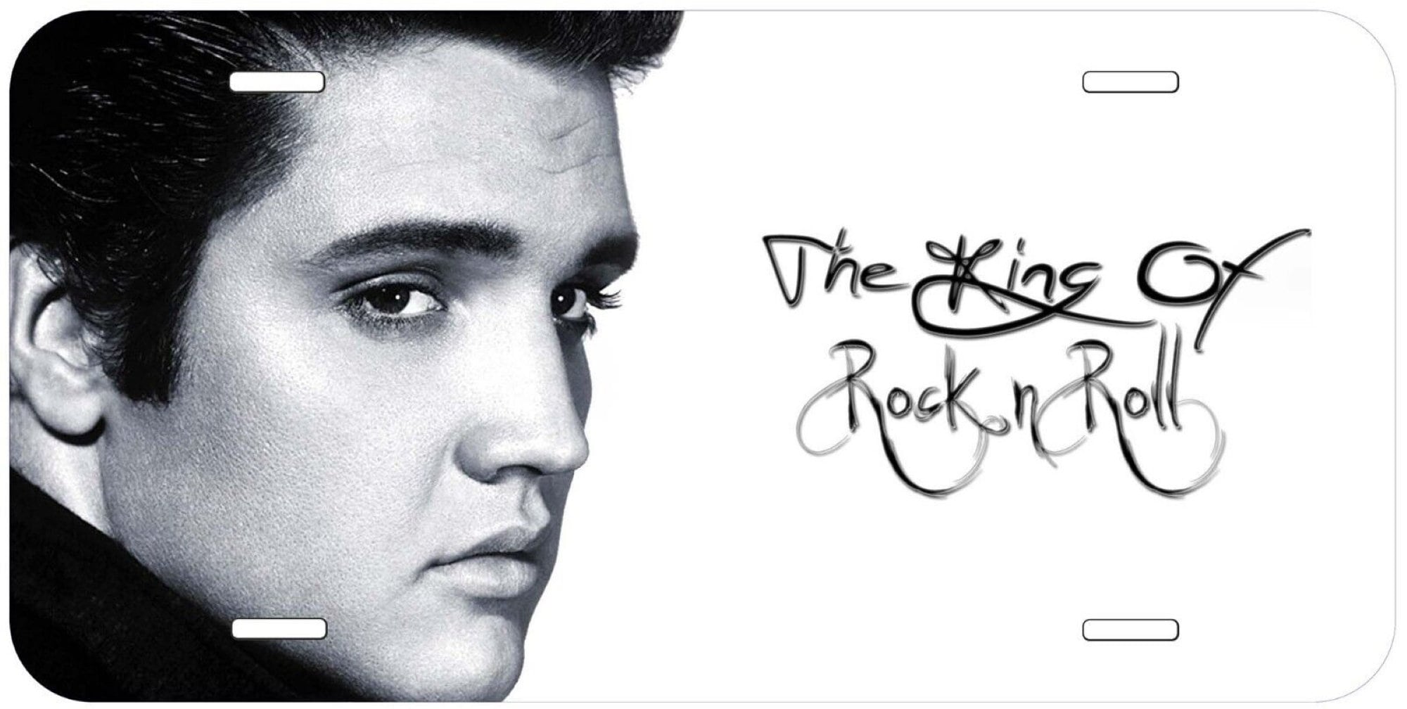Elvis Presley Metal Sign License Plate Handmade Collectible - Etsy