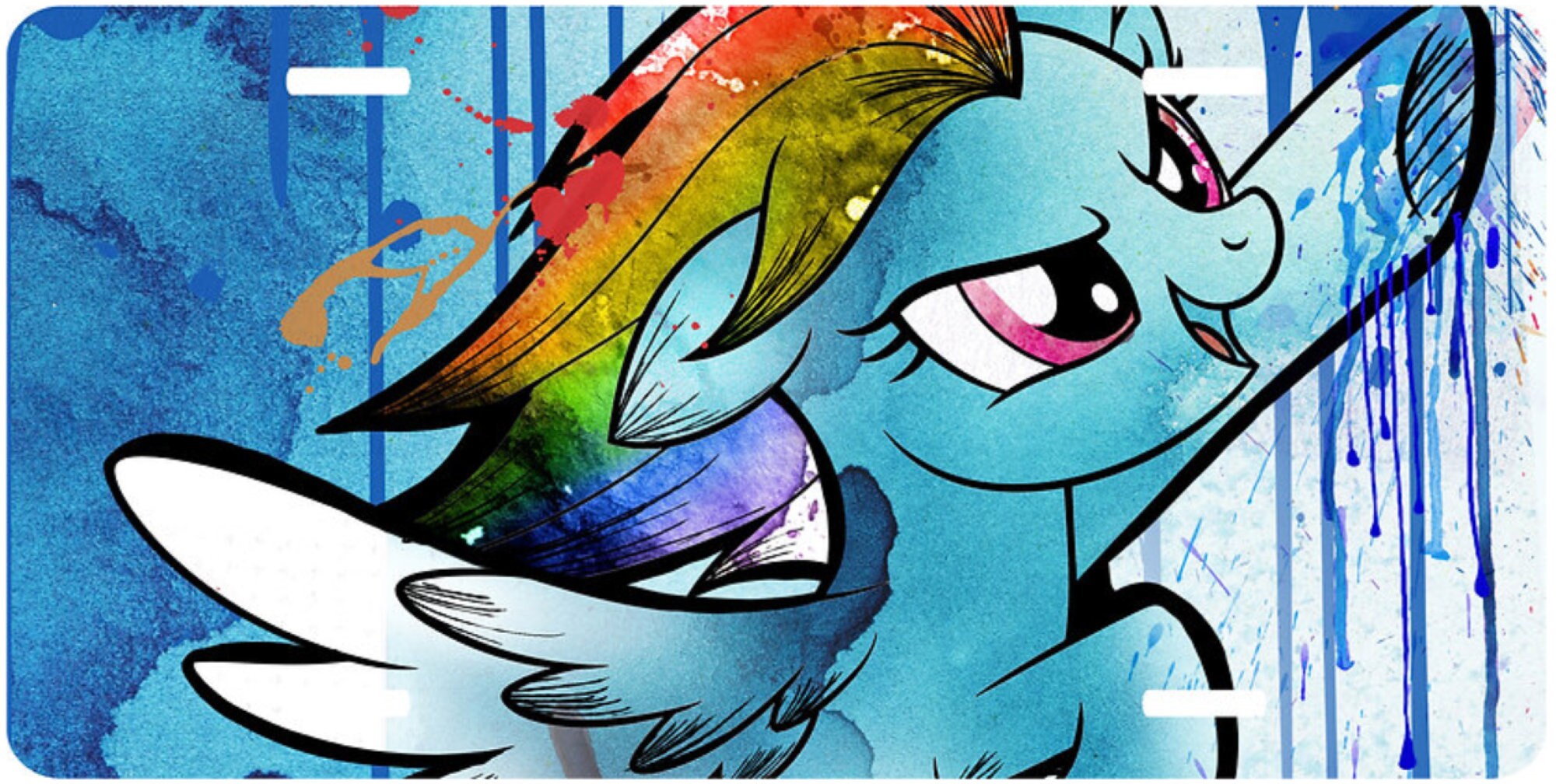 My Little Pony Metal Sign License Plate Handmade Collectible - Etsy