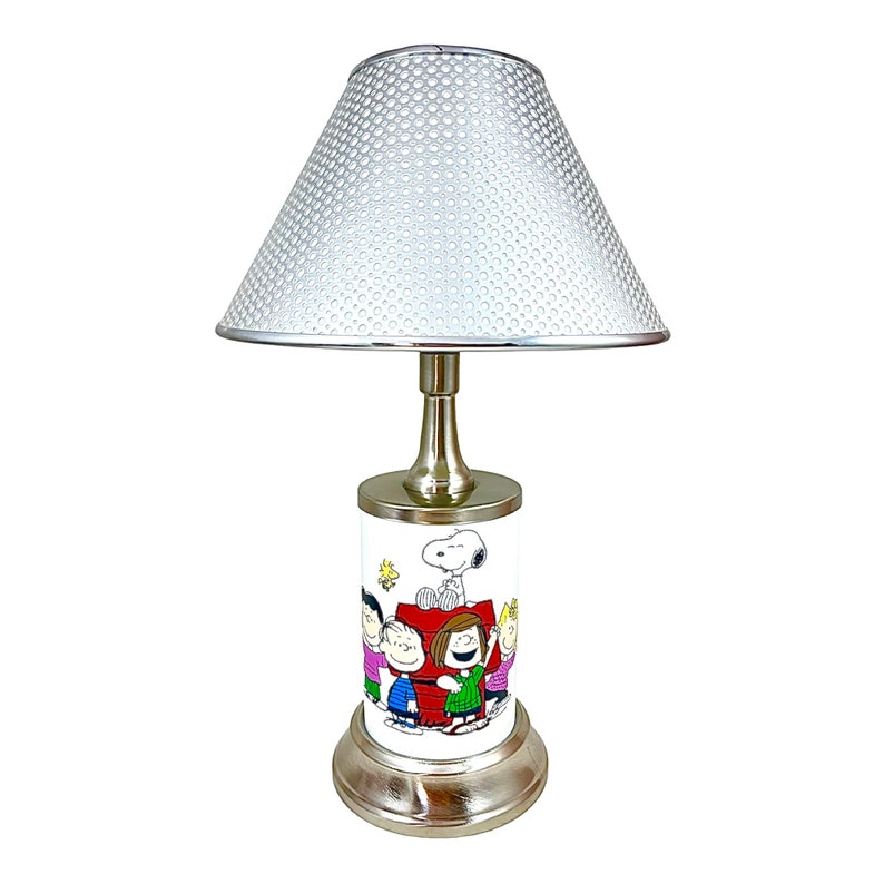 Snoopy Peanuts Metal Sign License Plate Collectible Desk Lamp - Etsy