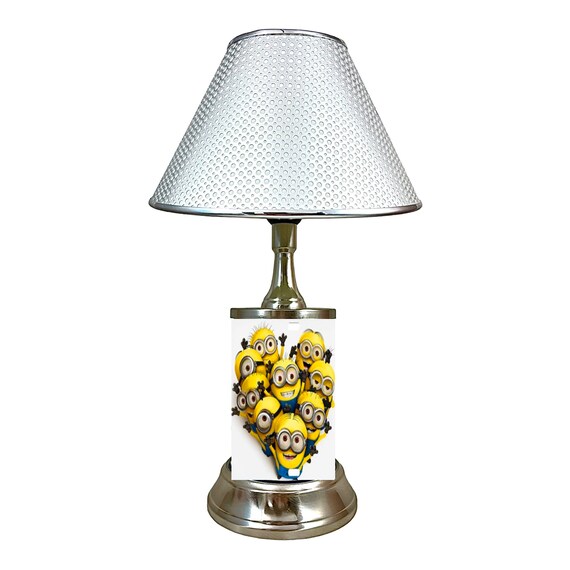 1 in a Minion Metal Sign License Plate Collectible Desk Lamp - Etsy