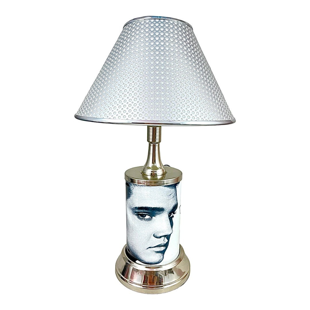 Elvis Presley Metal Sign License Plate Handmade Collectible Desk Lamp ...