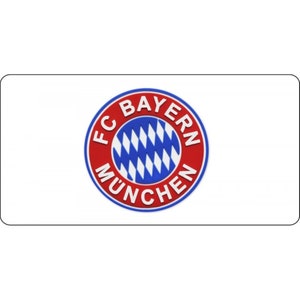 Bayern Munchen Football Club Metal Plate Handmade Collectible Desk ...