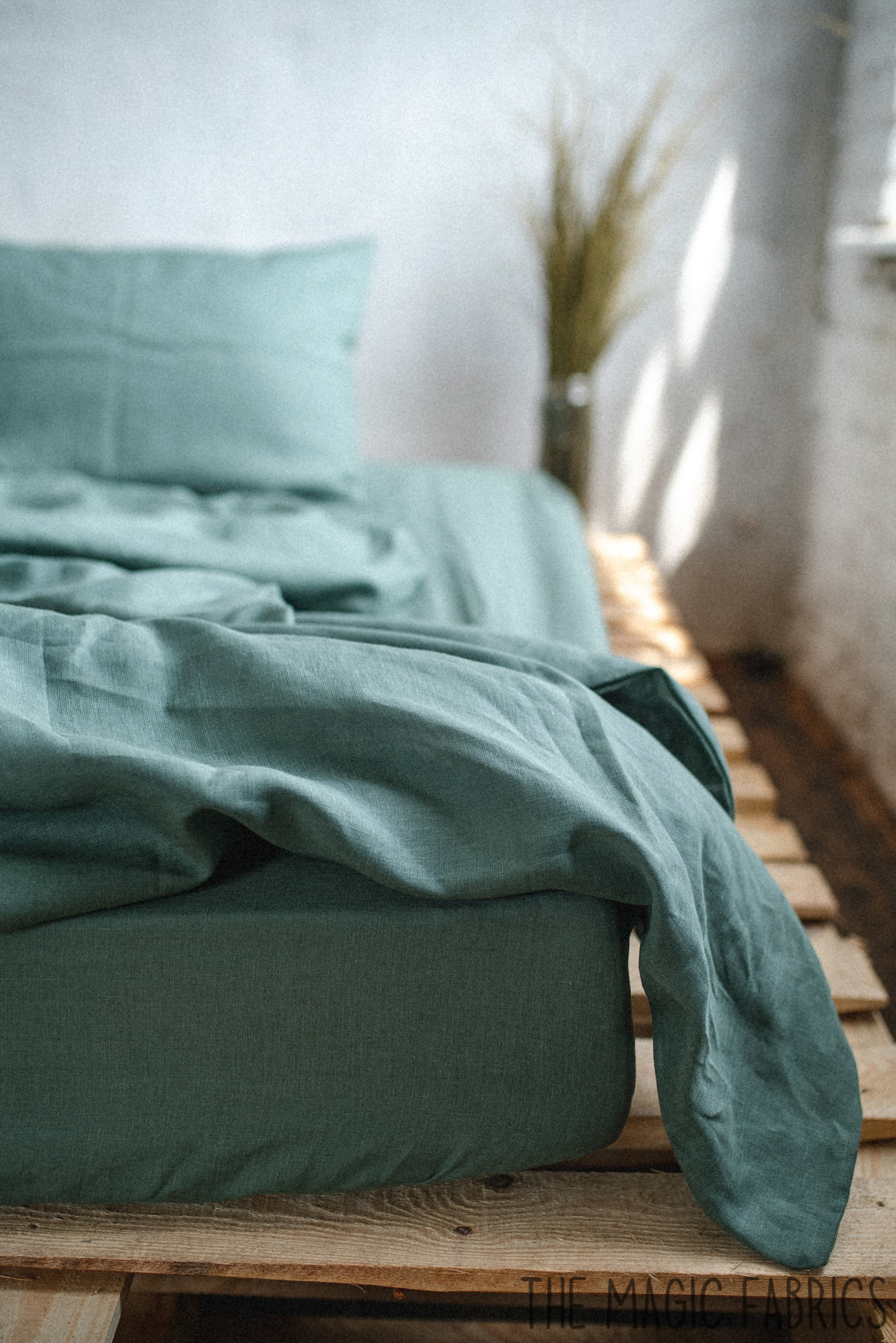 Green Linen Duvet Cover (100% Natural Linen) - Etsy