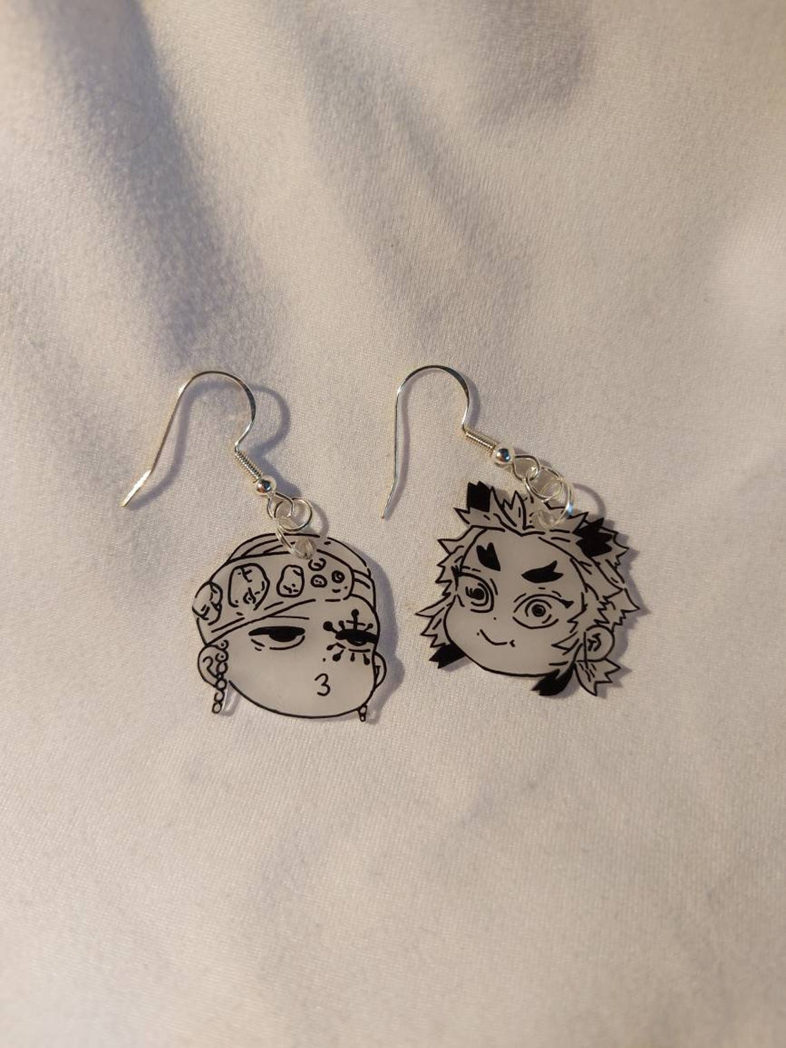 Demon Slayer Tengen Rengoku Earrings - Etsy