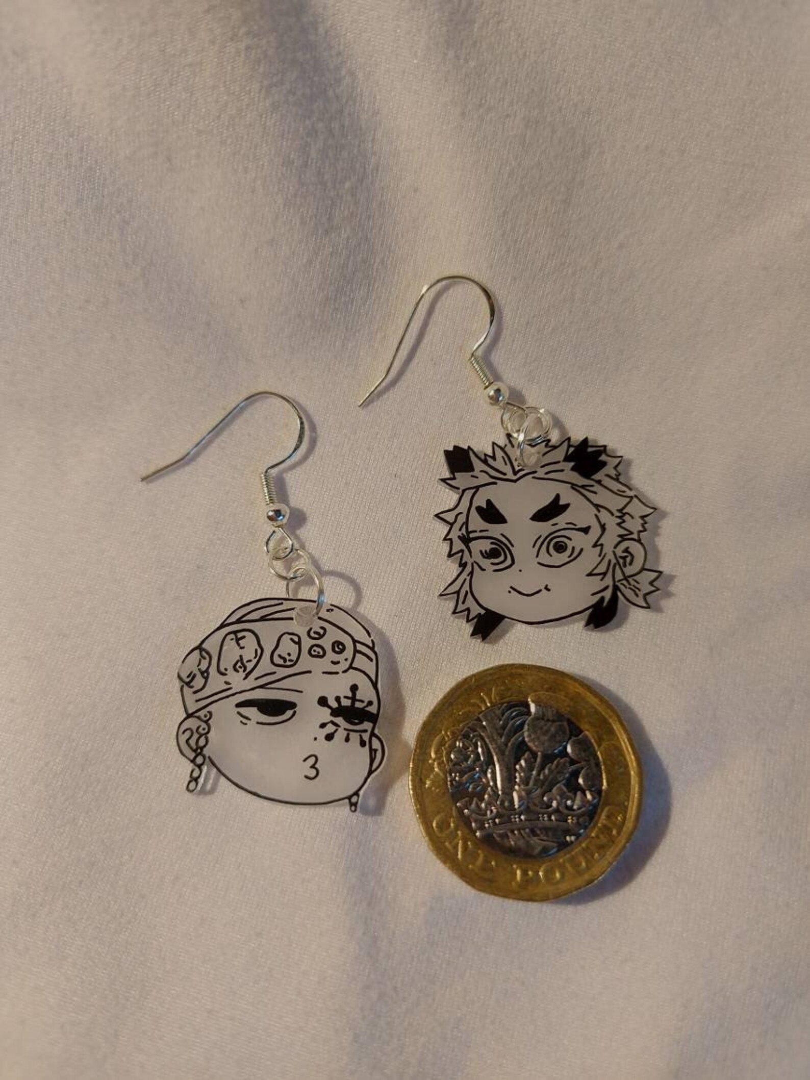 Demon Slayer Tengen Rengoku Earrings - Etsy
