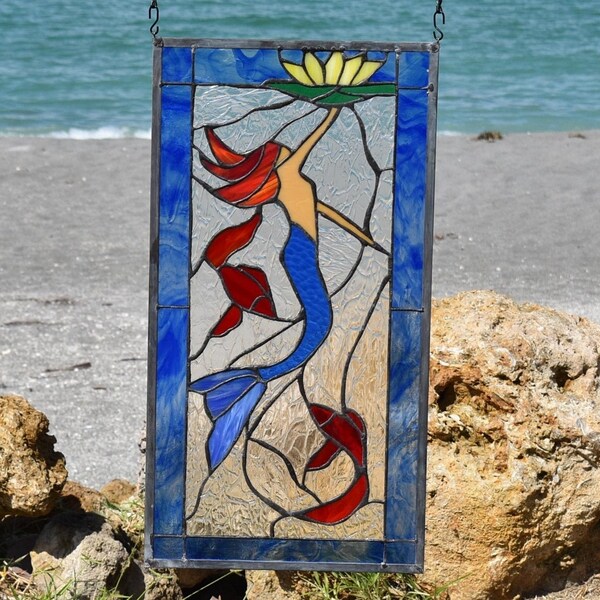 Stained Glass Mermaid - Etsy