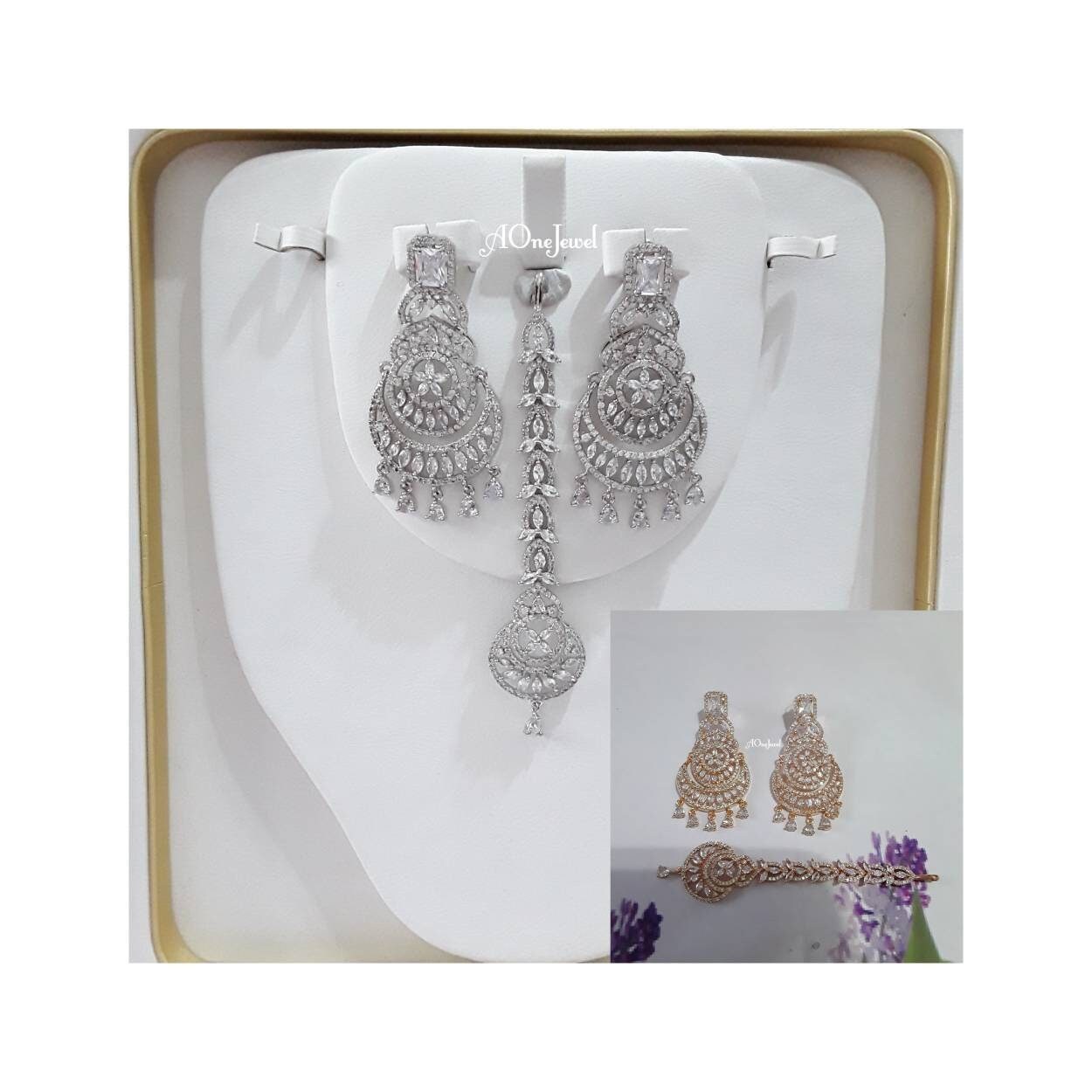 Mangtika n earring set store