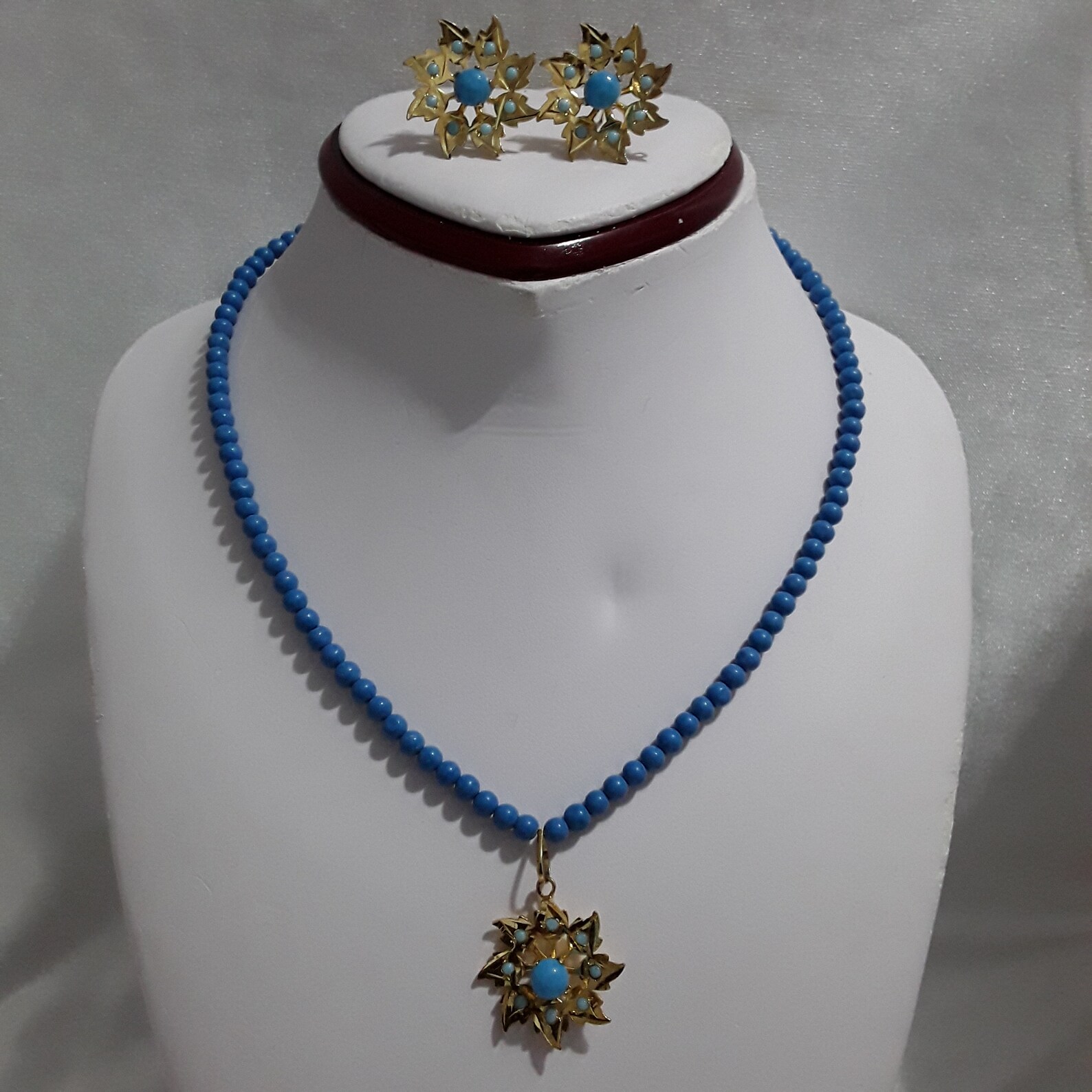 Indian Hyderabadi Jadau Karan Phool Mala Jewellery Set Pendant - Etsy