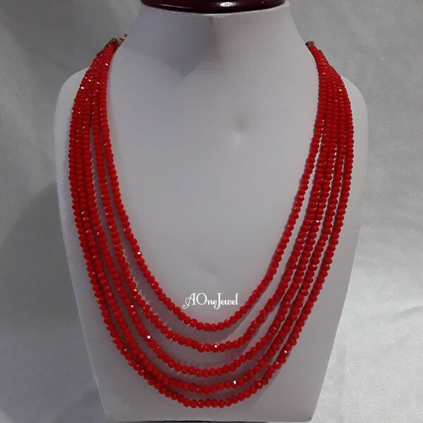 Multi Layer Necklace - Etsy