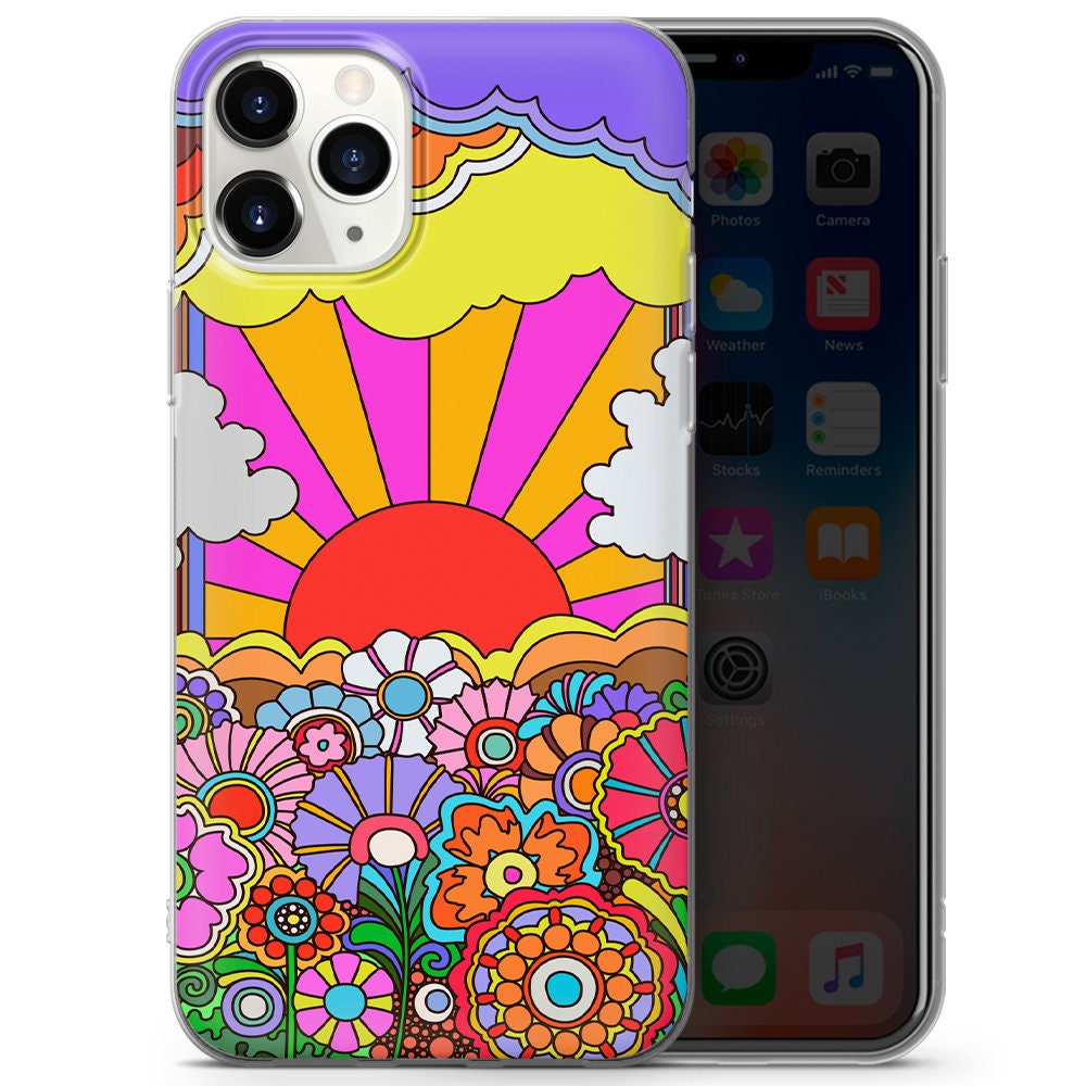Hippie Phone Case Retro Iphone Cover for Iphone 13 12 11 | Etsy