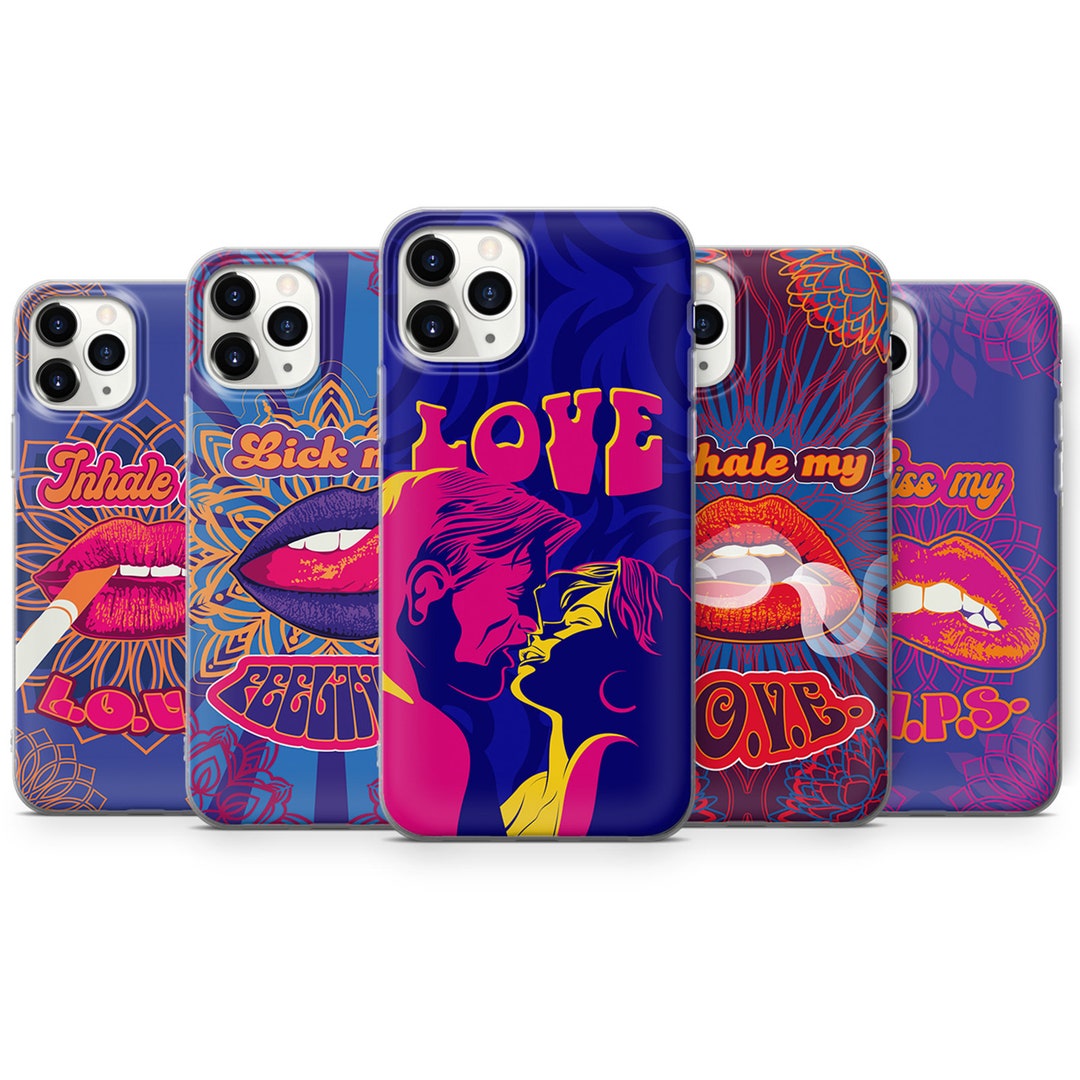 Hippy Phone Case, Retro iPhone Cover for iPhone 13, 12, 11, Xr, Xs Max ...