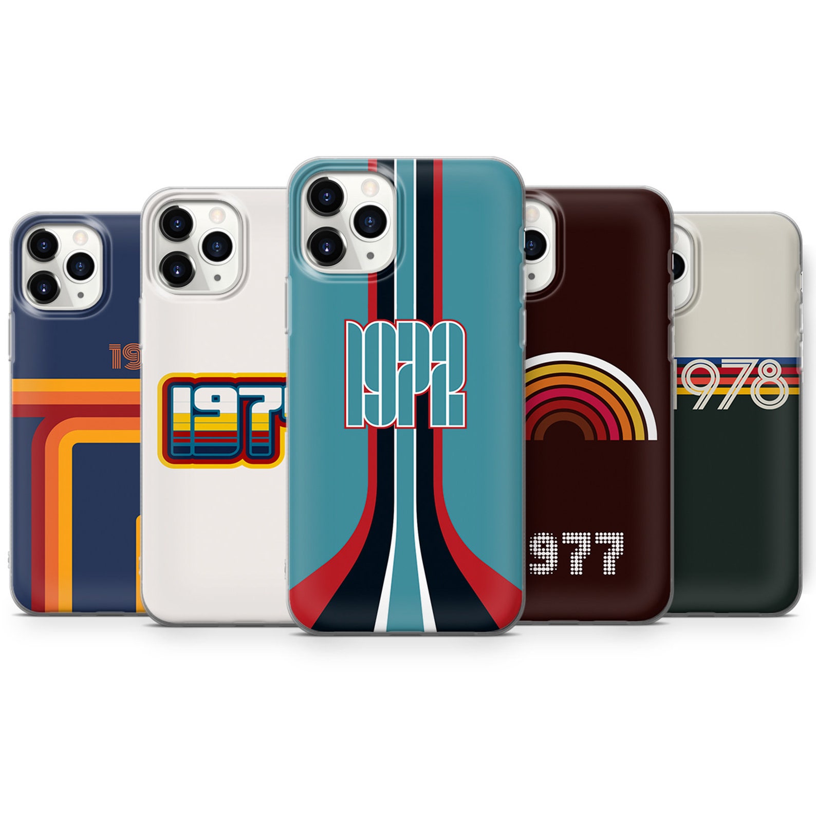 Retro Phone Case, 70s iPhone Cover for iPhone 13, 12, 11, Xr, Xs Max ...