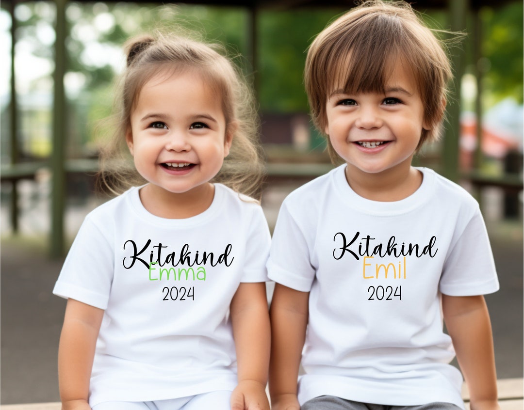 Personalized T-shirt Schoolchild 2024 Kita Child 2024 Crèche Child ...