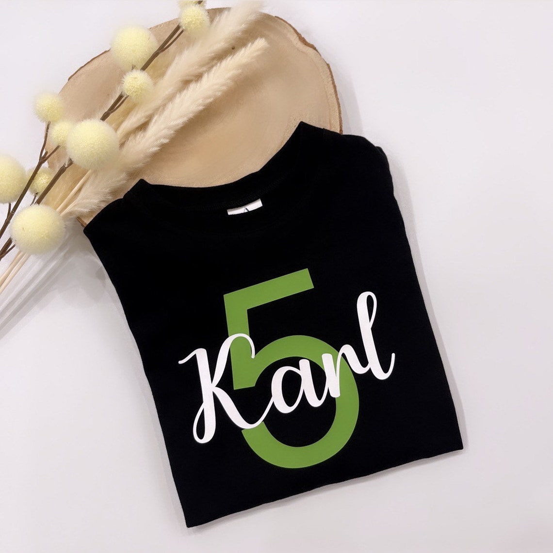 Geburtstagsshirt mit Zahl und Name Personalisiertes - Etsy.de