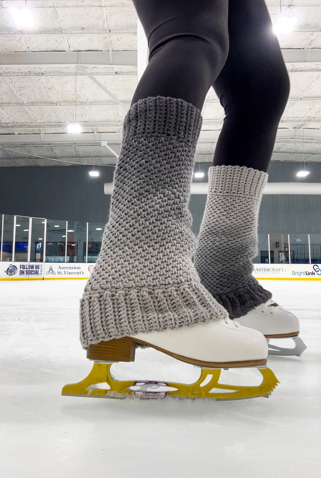 Crocheted Leg Warmers | Ice Skating Leg Warmers - Etsy