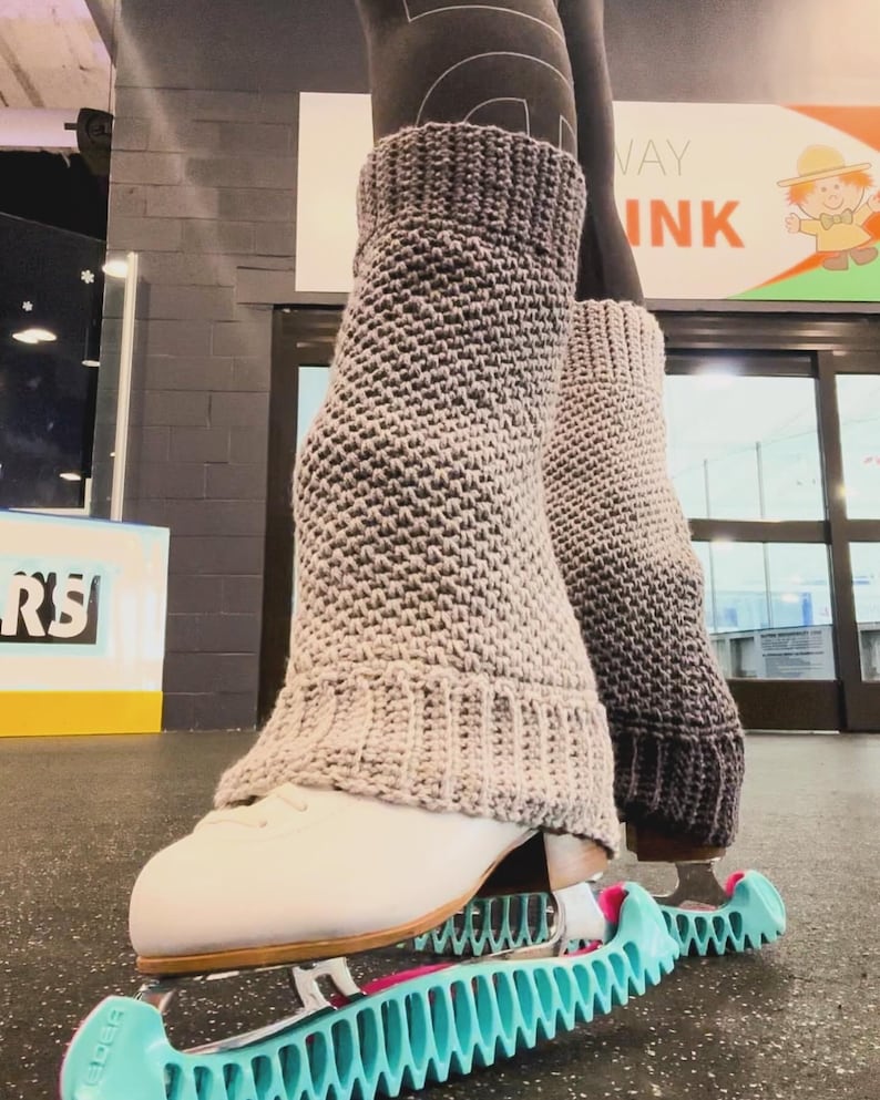 Ice Skating Leg Warmers – Cozy Handmade Crochet Leg Warmers for Skaters ...