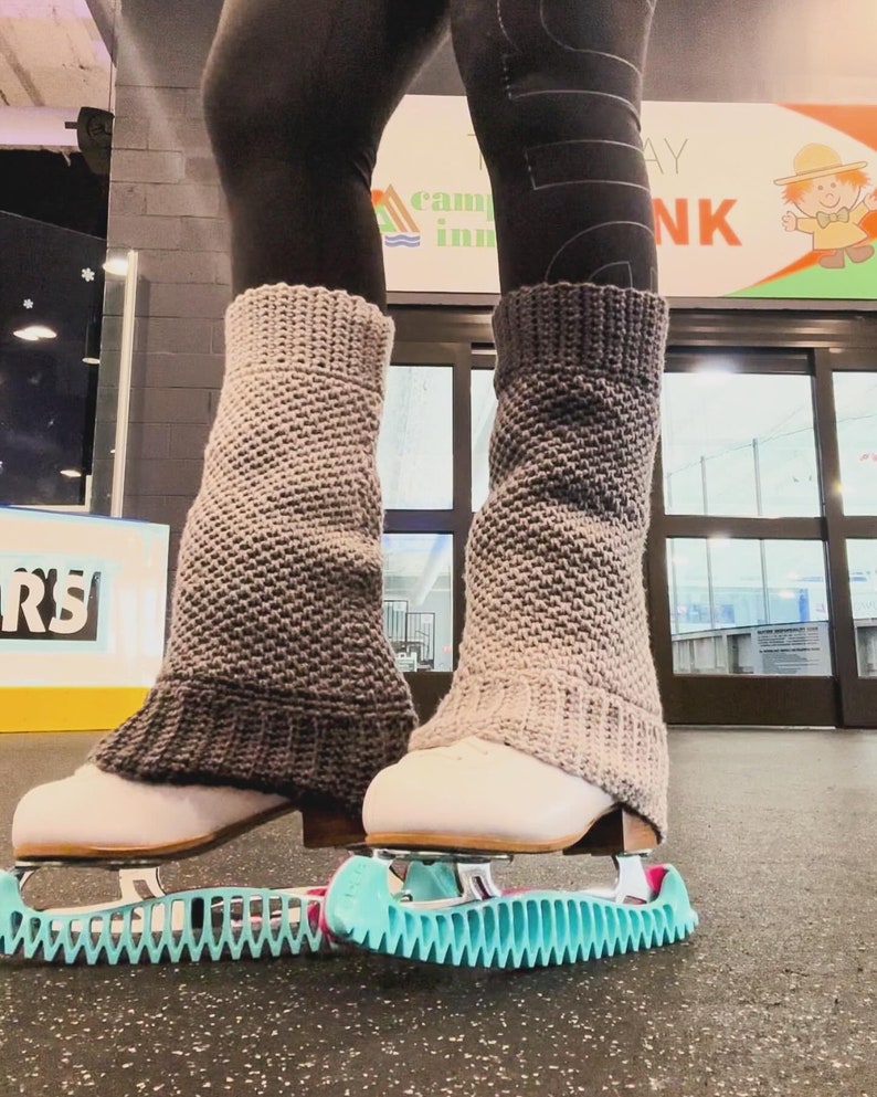 Ice Skating Leg Warmers – Cozy Handmade Crochet Leg Warmers for Skaters ...