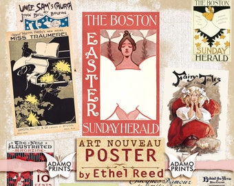 Ethel Reed Poster - Etsy