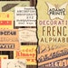 Decorative French Alphabet Set1 Alphabet Digital Rare Book | Etsy