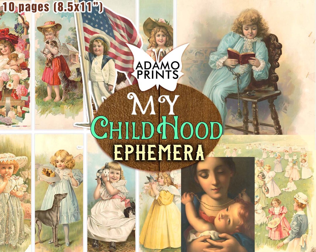 My Childhood, Little Children, Child Ephemera, Ephemera Classic ...