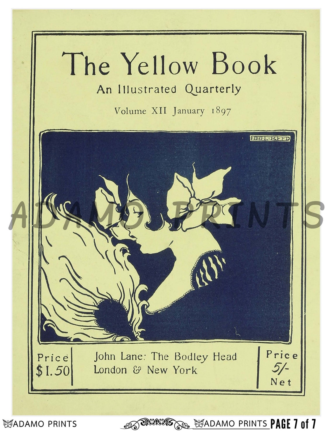 Poster Art Nouveau by Ethel Reed Women Digital Ephemera | Etsy