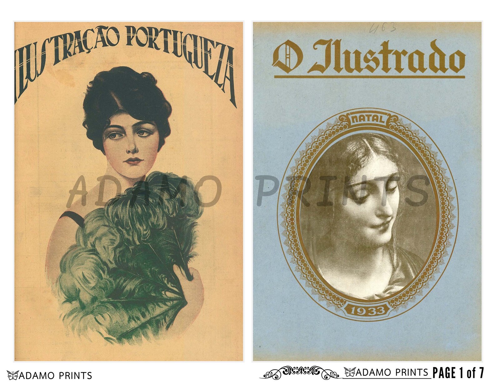 Antique Magazine Cover Magazine Digital Vintage Art Digital - Etsy