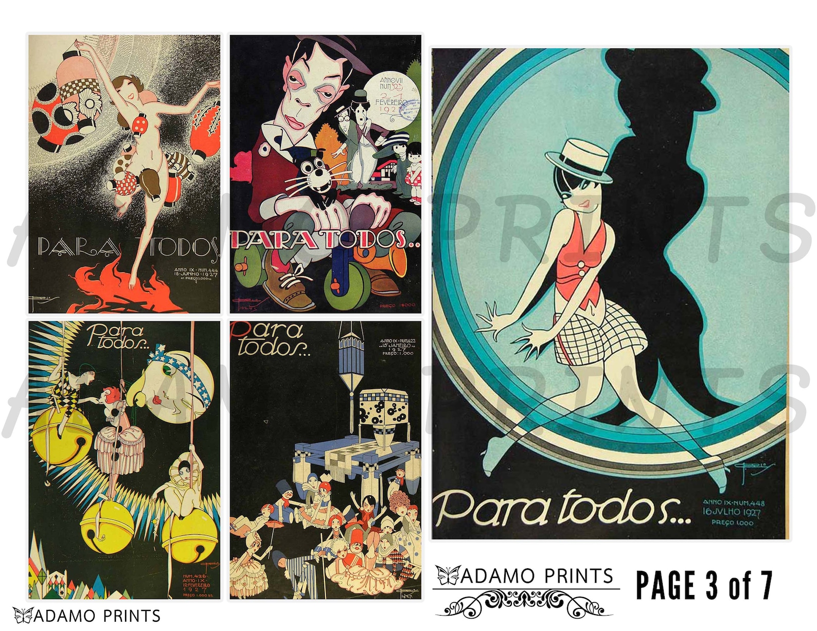 Para Todos Magazine Covers Magazine Digital Vintage Art - Etsy