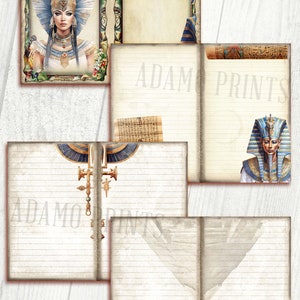 Ancient Egypt Junk Journal Kit, Journal Page, Collage Sheets, Ephemera ...