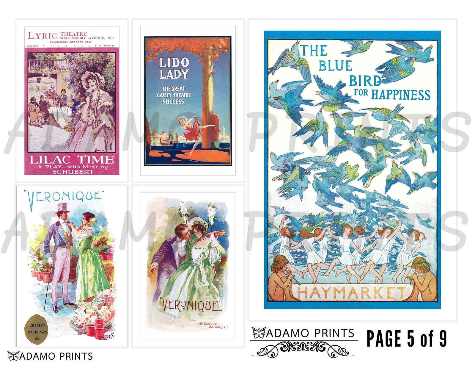 Vintage Show Digital Images Vintage Art Ephemera Classics - Etsy