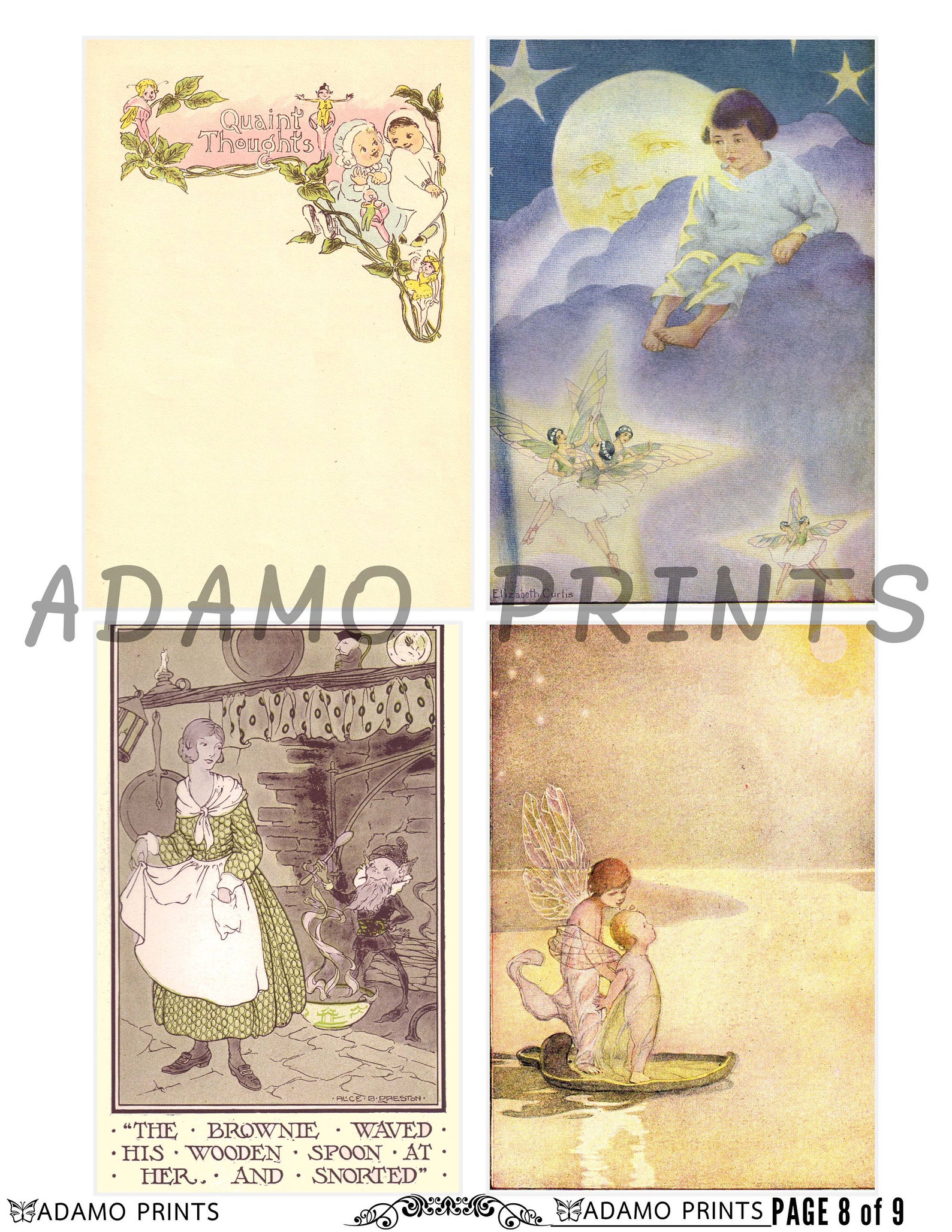 Cute Fairy Tale Fairy Land Alice in Wonderland Digital - Etsy