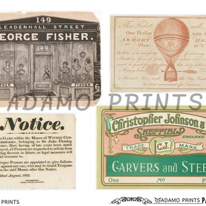 Ephemera Typography Embellishment, Scrapbook, Junk Journaling Digital ...