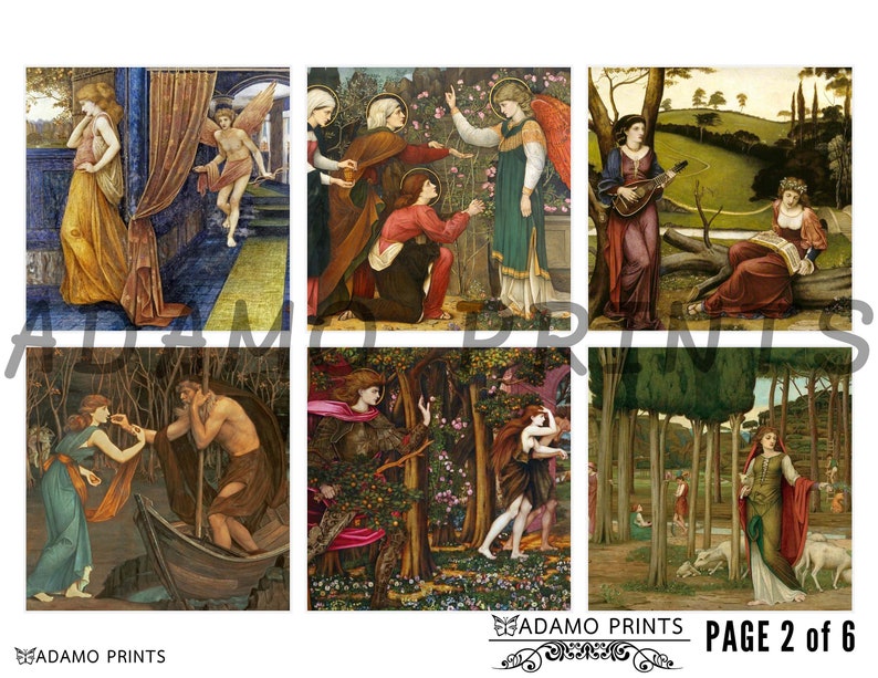 John Spencer Myth Pre-raphaelite Art Digital Print Vintage - Etsy