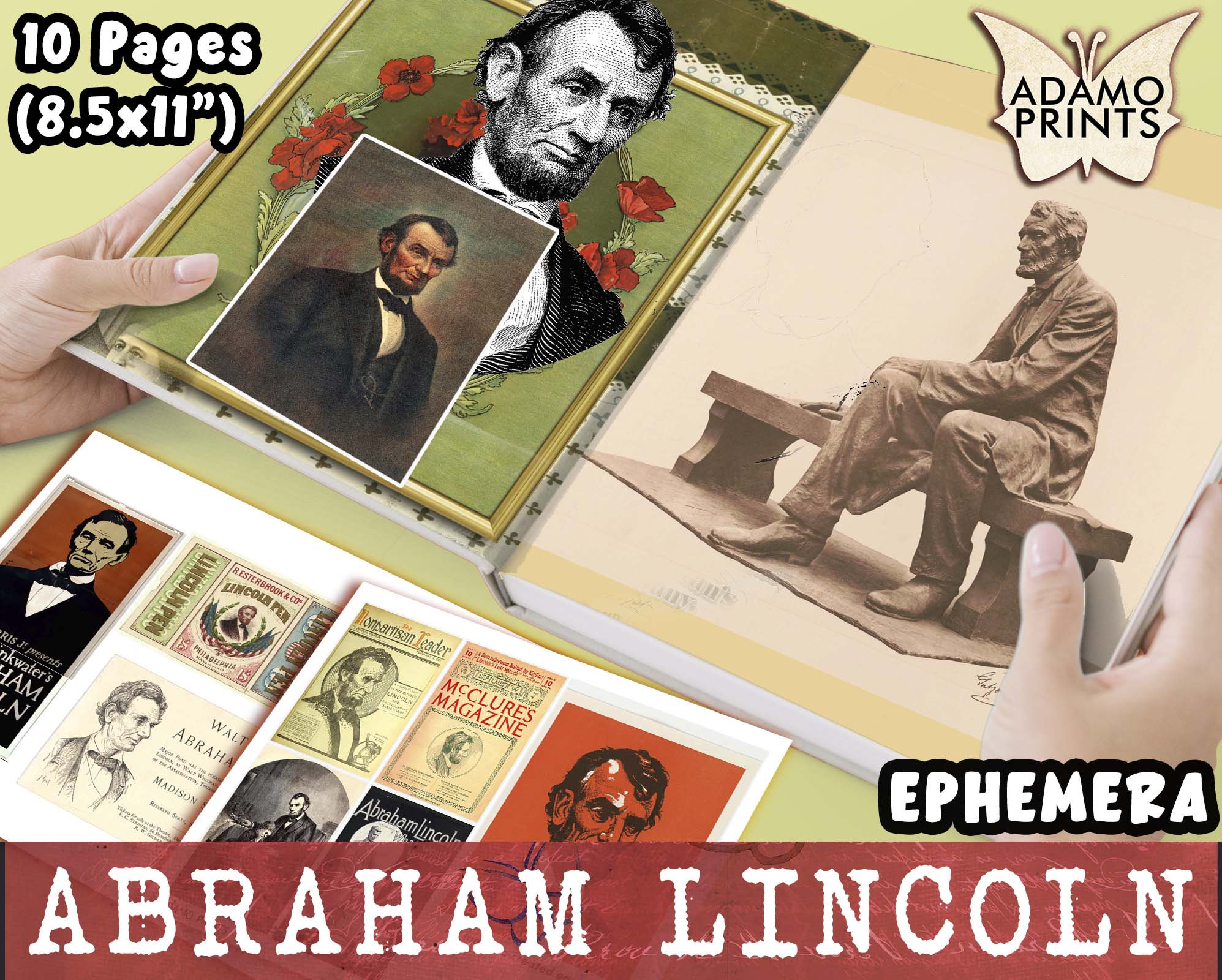 Abraham Lincoln, President, Digital Images, Vintage Photos, Digital ...