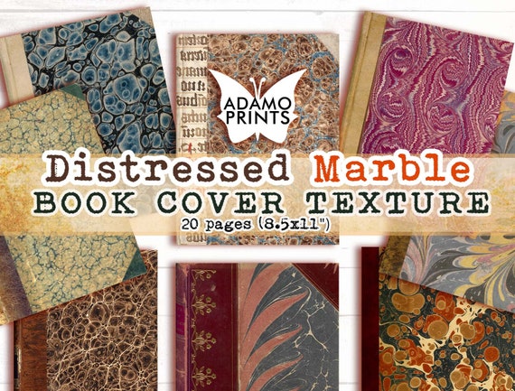 Distressed Marble Book Cover Texture Grunge Digital Paper - Etsy