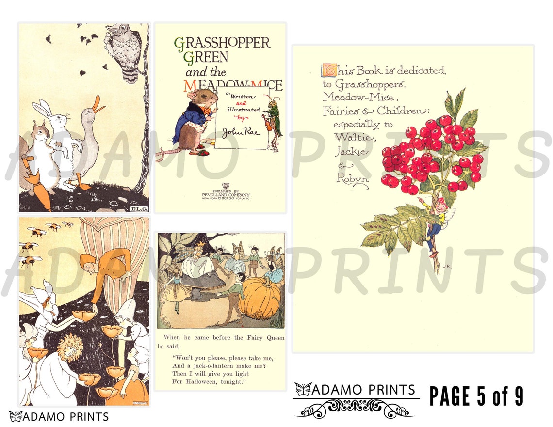 Cute Fairy Tale Fairy Land Alice in Wonderland Digital - Etsy