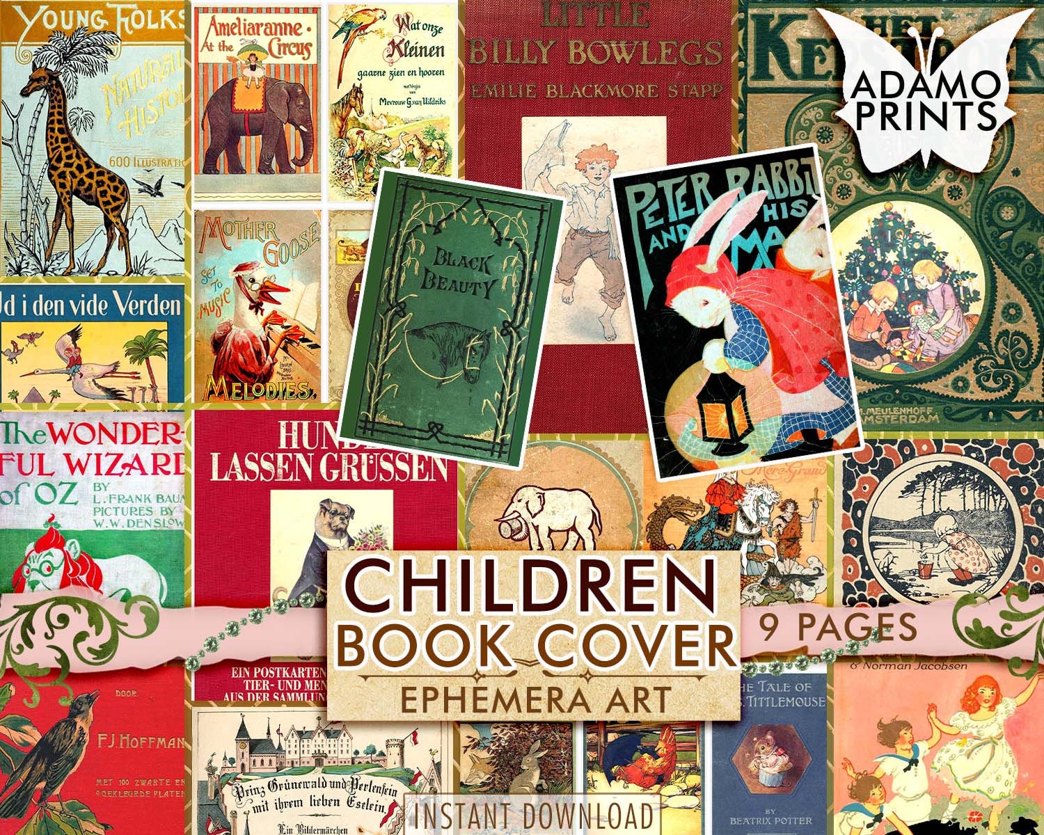 Vintage Childrens Book Covers