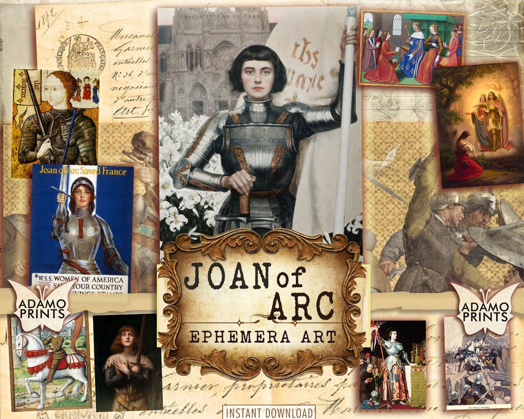 Joan of Arc, Jeanne D'arc, Digital Images, Women, Vintage Art, Digital ...