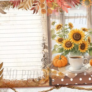 Cozy Autumn Season Junk Journal Pages, Fall Journal Kit, October, Fall ...