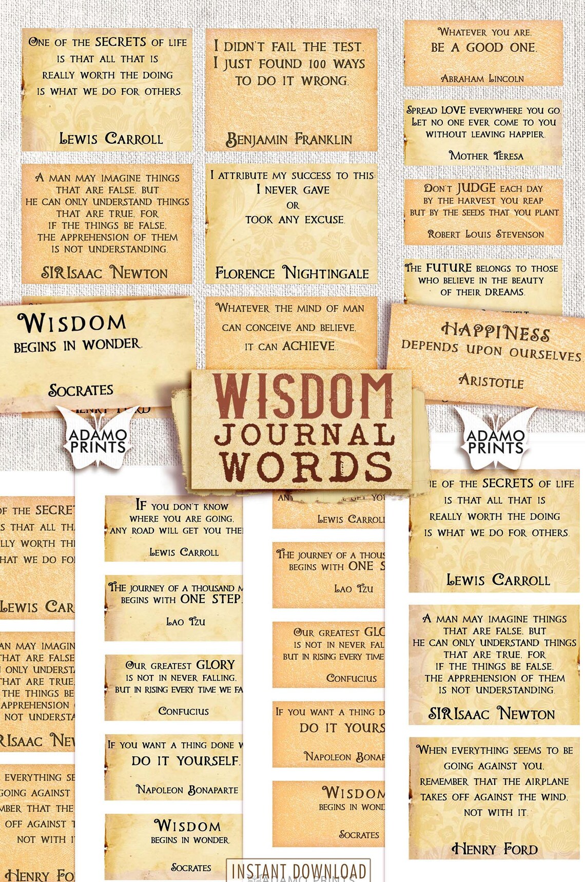 Wisdom Journal Words Junk Journaling Words Journal Prompts | Etsy