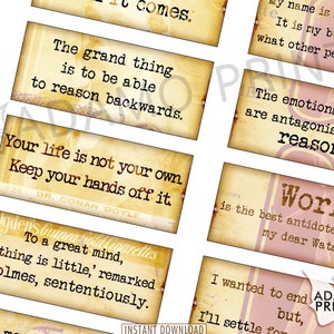 Arthur Conan Doyle Quotes, Junk Journaling Words, Journal Prompts, Junk ...
