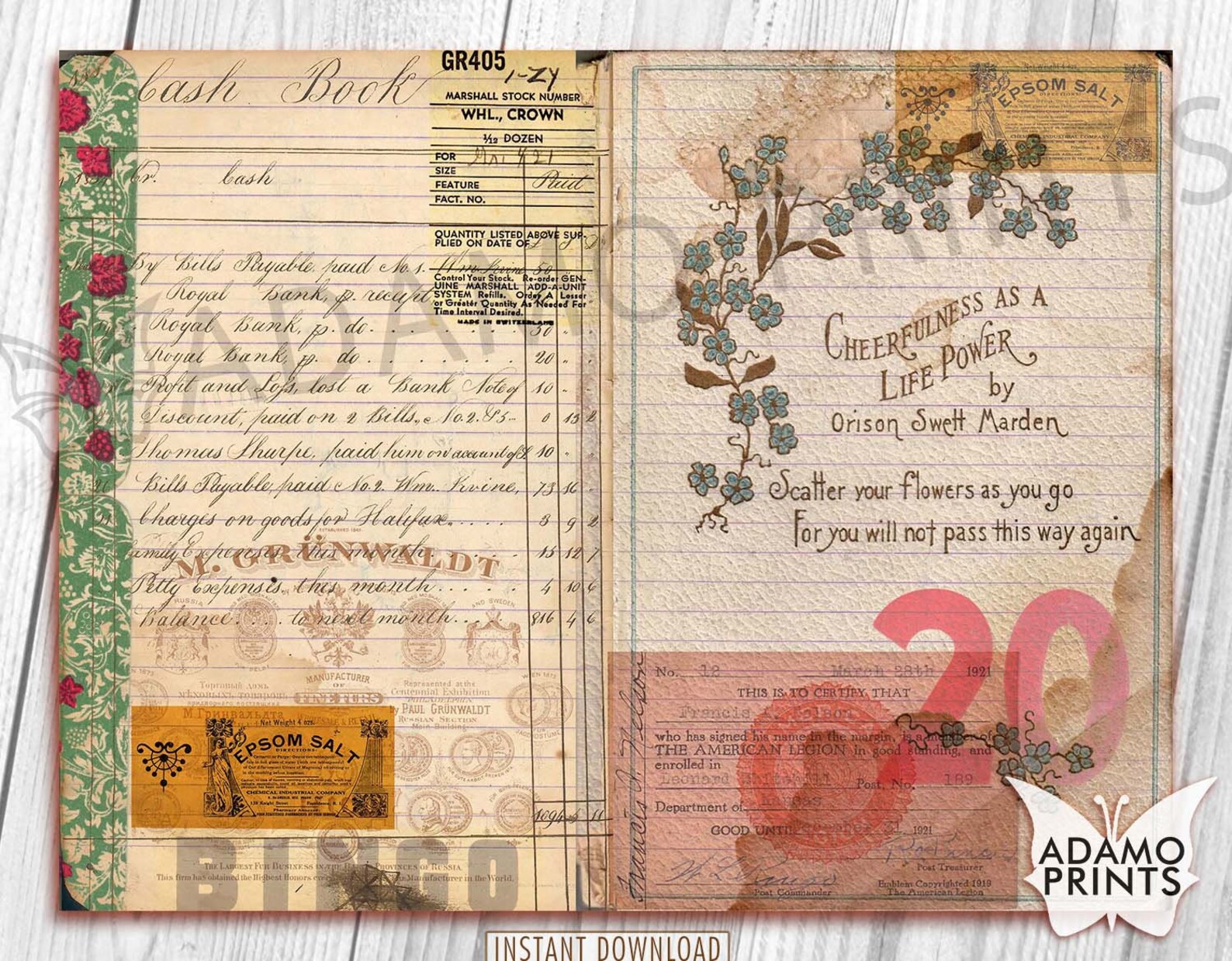 Collage Neutral Journal Kit Junk Journaling Kit Collage - Etsy