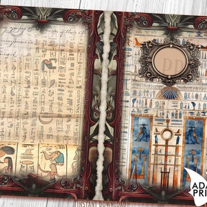 Ancient Egypt Junk Journal Kit, Journal Page, Collage Sheets, Ephemera ...